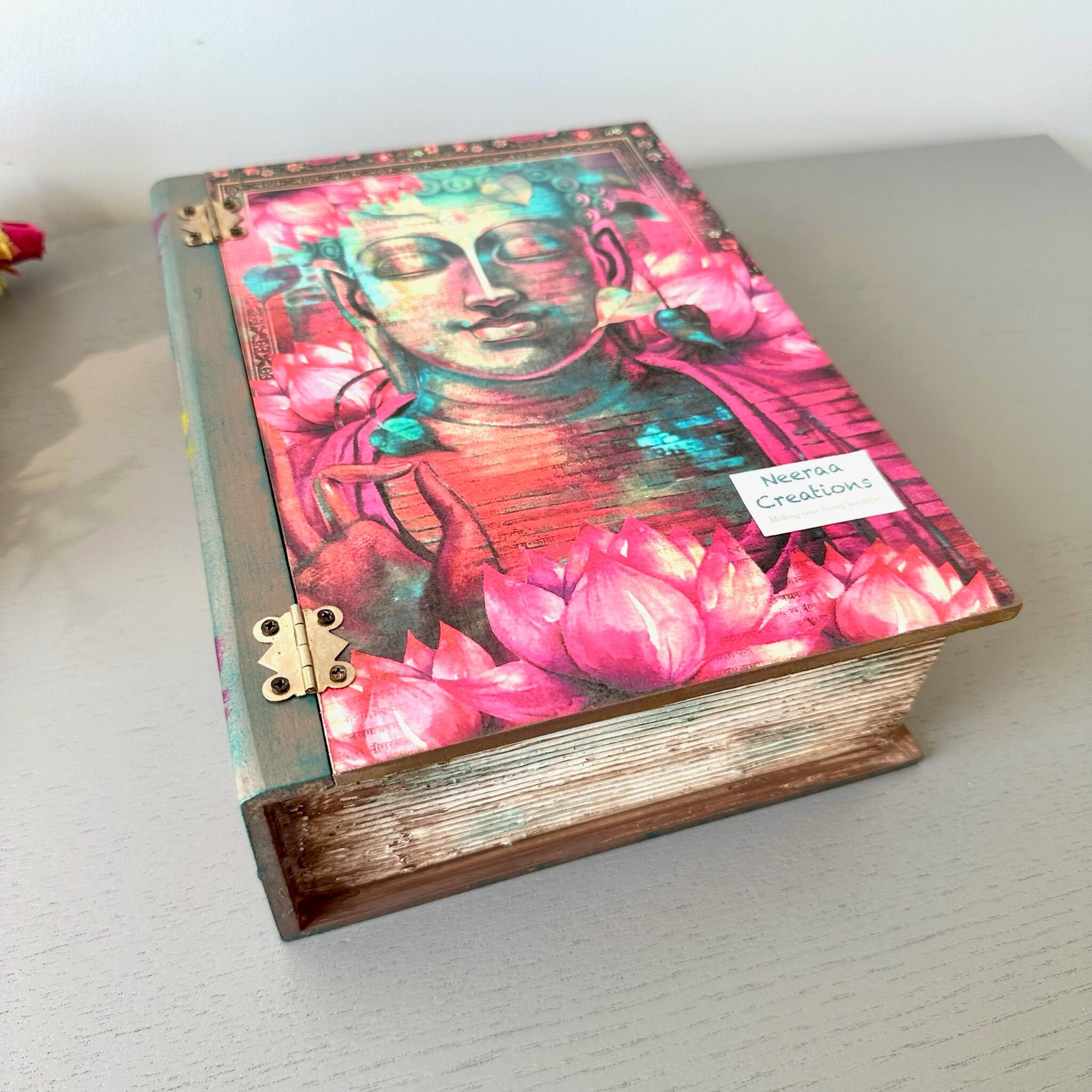 Buddha and Book Design Box - Etsy