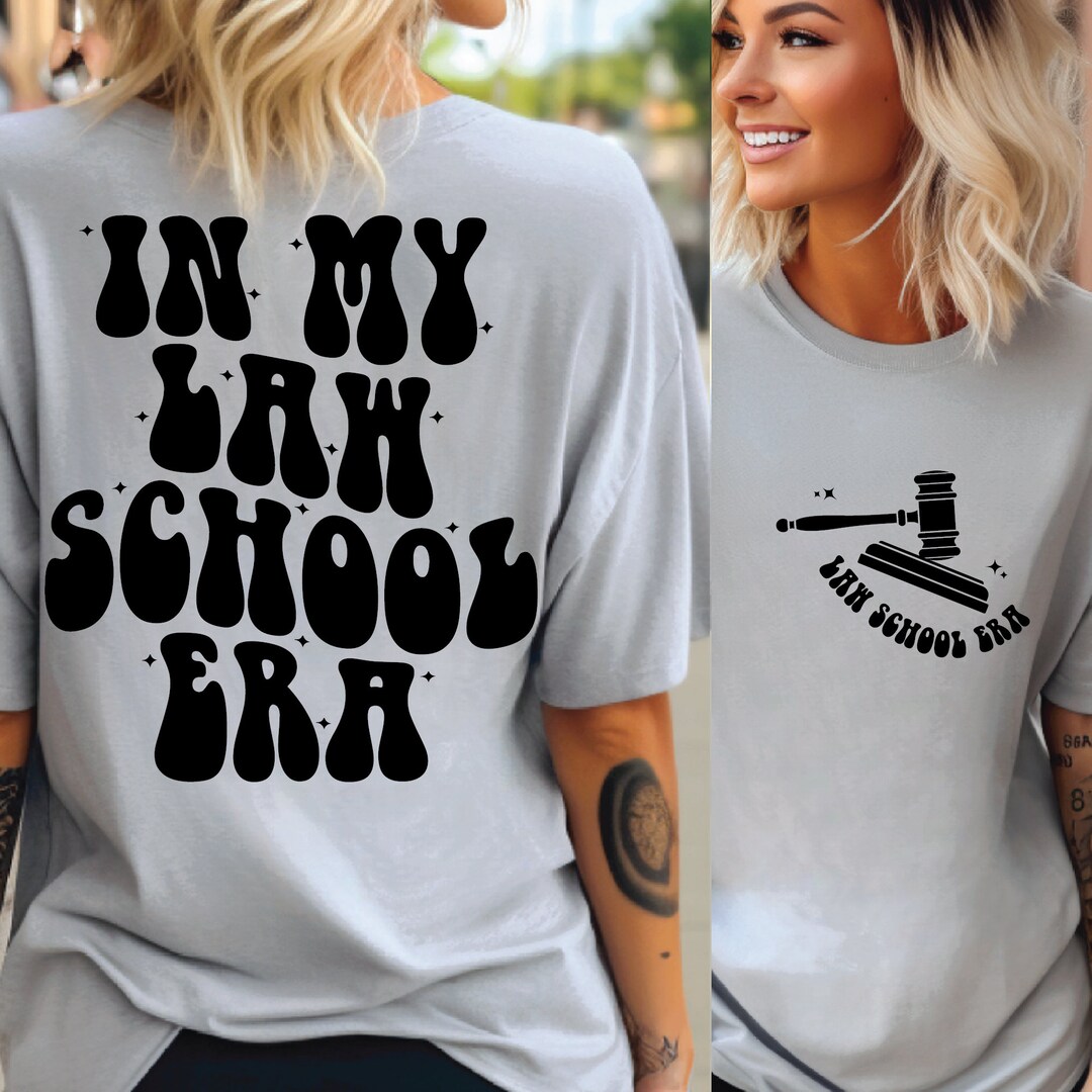 In My Law School Era SVG PNG, Groovy Retro Law School Student Lawyer ...