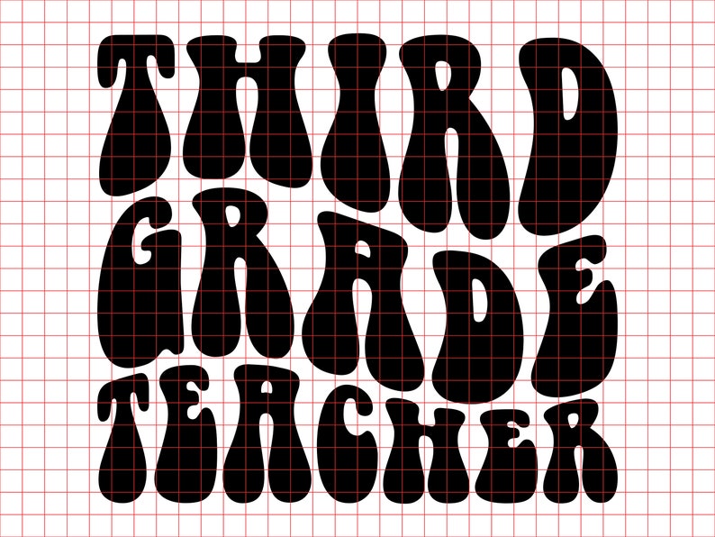 Third 3rd Grade Teacher Svg Png Cut File Design, Back to School Svg ...
