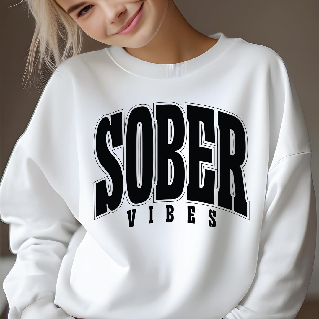 Sober Vibes Svg Png, Sobriety Shirt Svg, Sober Living Png, Recovery ...