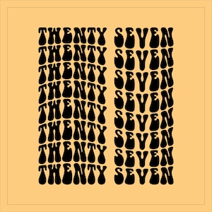 Twenty Seven Svg Png Cut File Sublimation Design, 27th Birthday Svg Png ...
