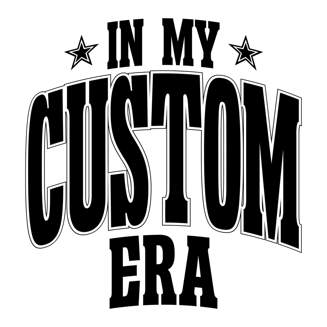 In My Custom Era Svg Png, Personelized in My Custom Era SVG, Trendy Custom Shirt, Custom Varsity ...