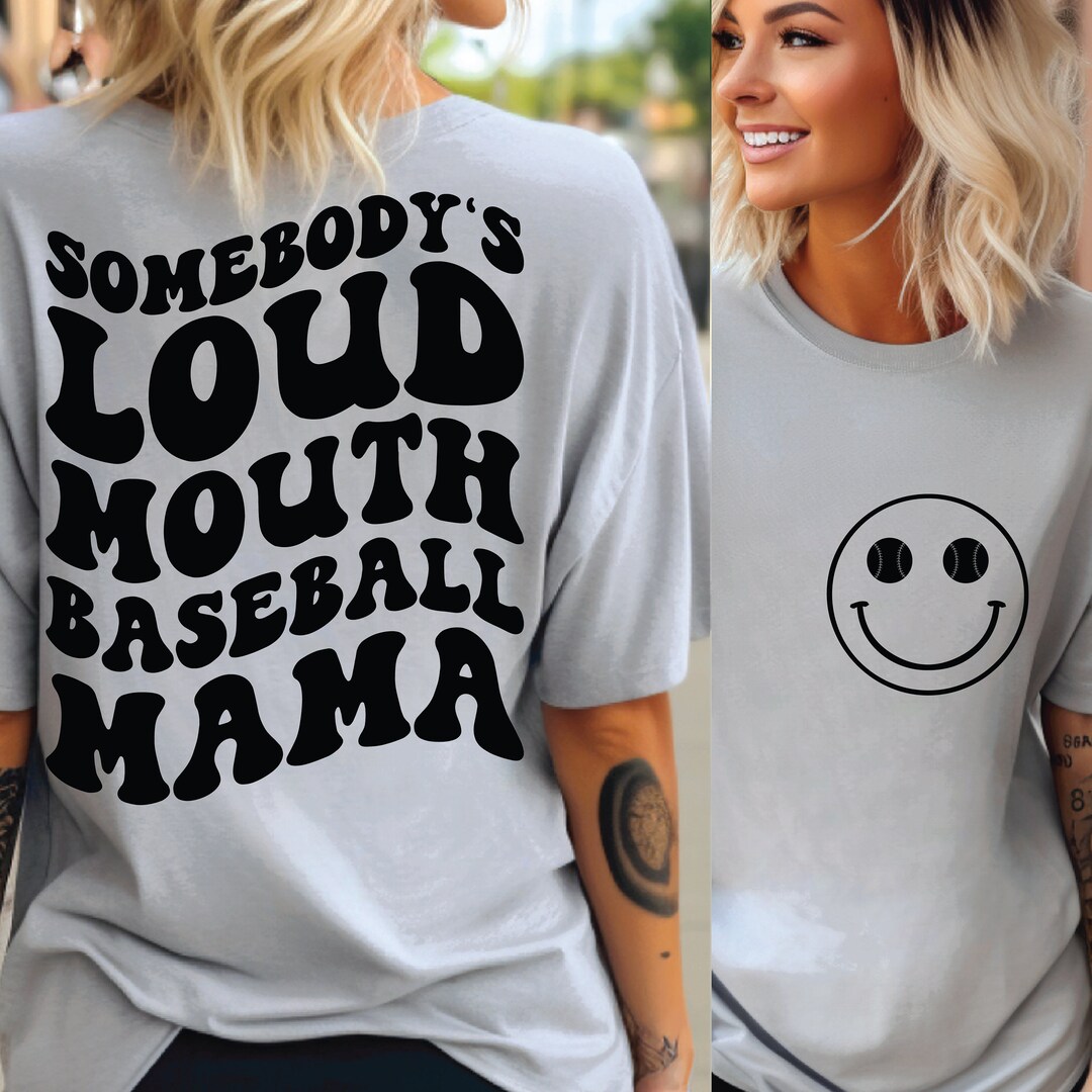 Somebodys Loud Mouth Baseball Mama Png Svg Cut File For Cricut Funny