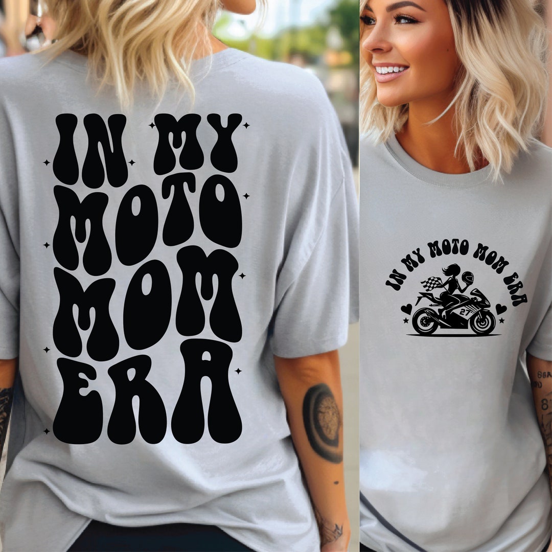 Moto Mom Era SVG PNG: Diseño de carreras genial (Descarga digital ...