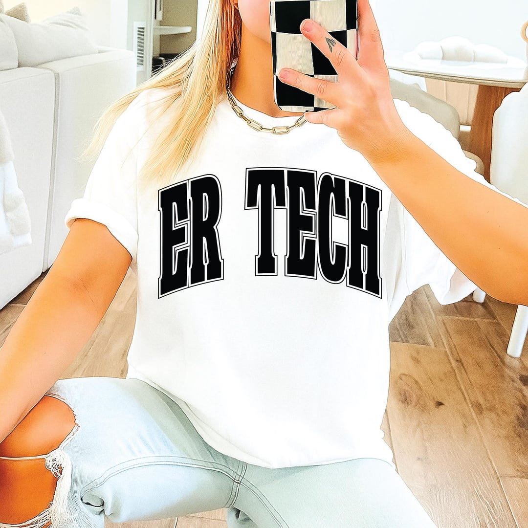 ER Tech SVG Png, Emergency Tech Sublimation Design, ED Technician Png ...
