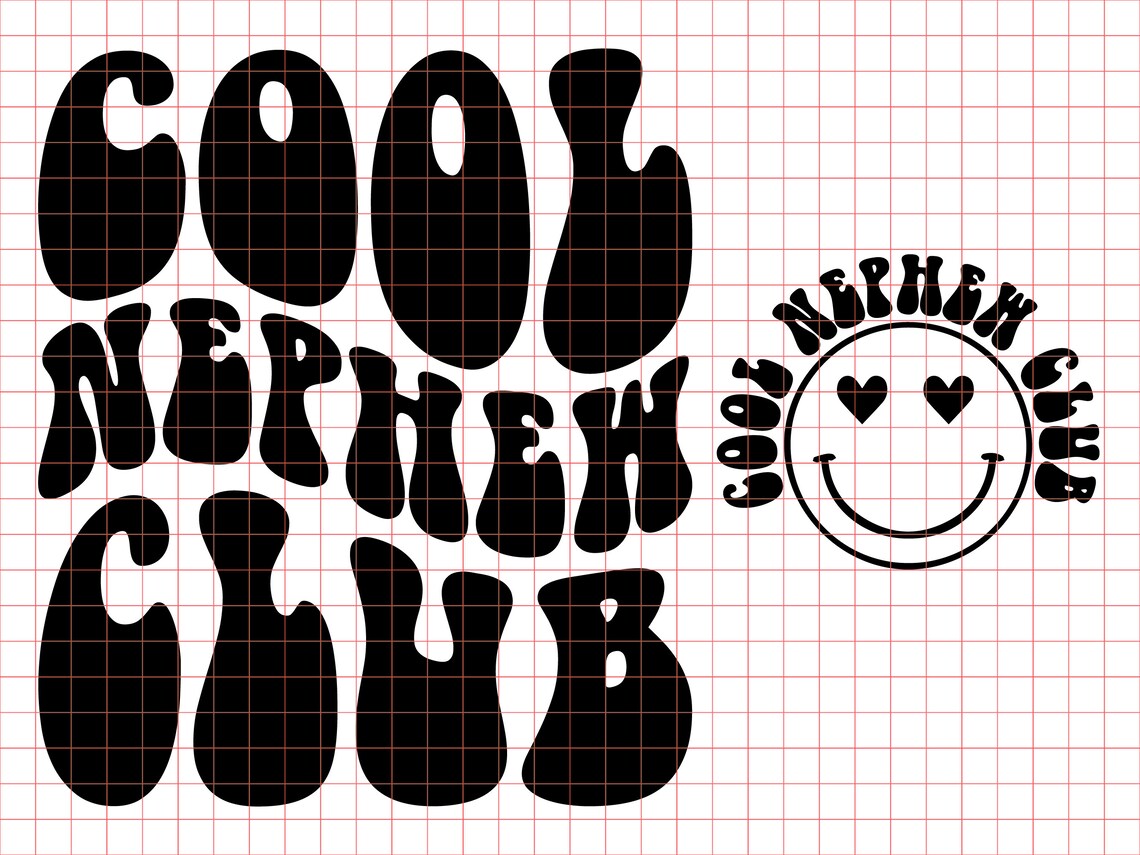 Cool Nephew Club SVG PNG Cut File Cricut Sublimation, Nephews, Aunt to ...