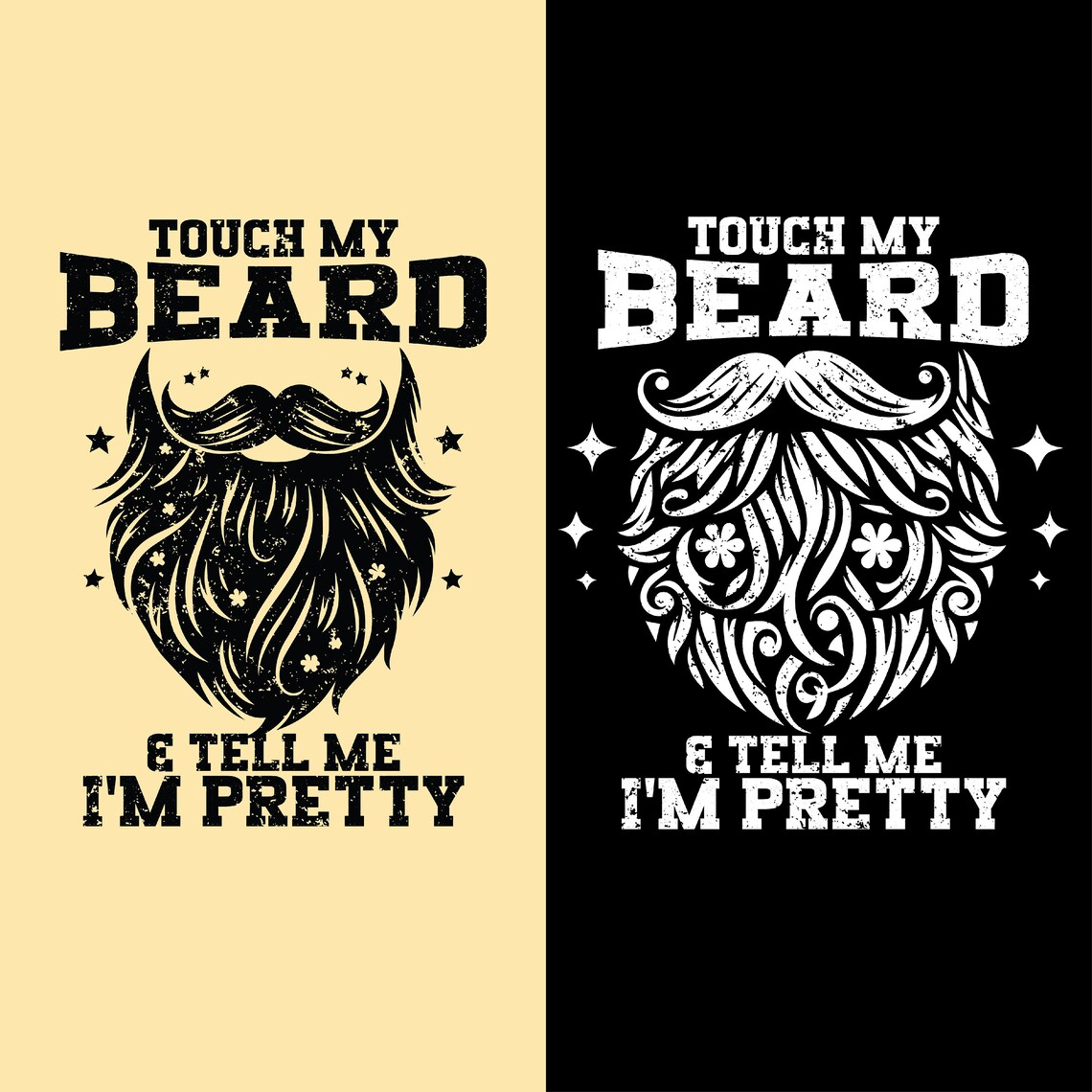 Touch My Beard and Tell Me I'm Pretty PNG, Beard Dad Png, Dads With ...