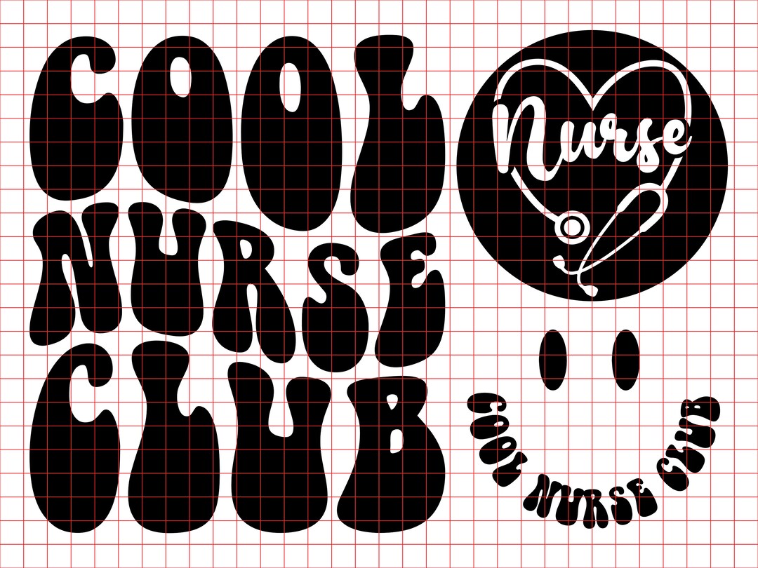 Cool Nurse Club Svg Png Cut File Sublimation Design Nurse - Etsy