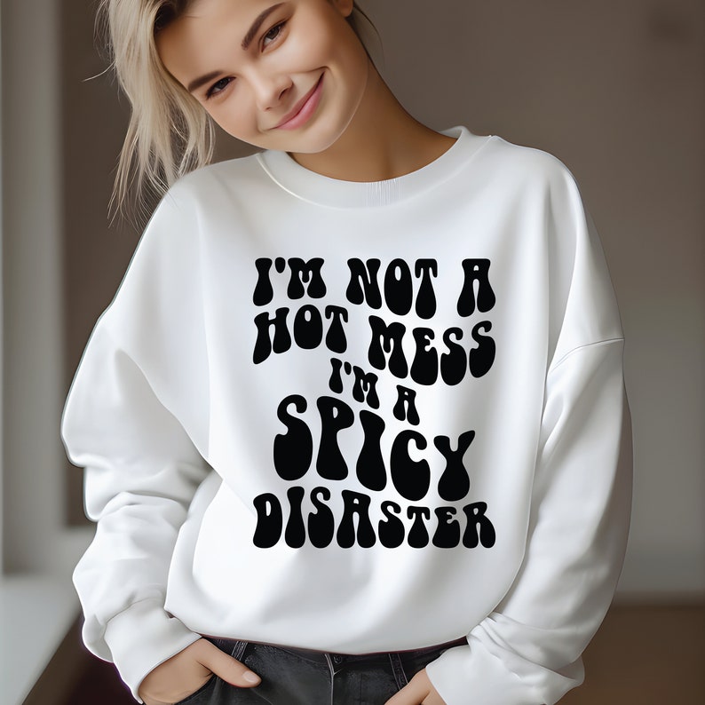 Spicy Disaster SVG: Mom Life Cricut Sublimation Design (commercial Use ...