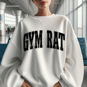 Gym Rat SVG PNG, Varsity Svg, Girls Who Lift Svg, Leg Day Svg, Workout ...