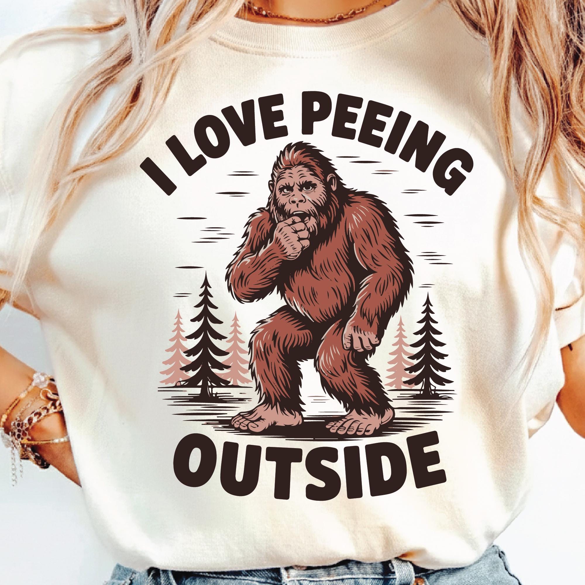 I Love Peeing Outside SVG PNG, Funny Camping Shirt Design, Humorous ...