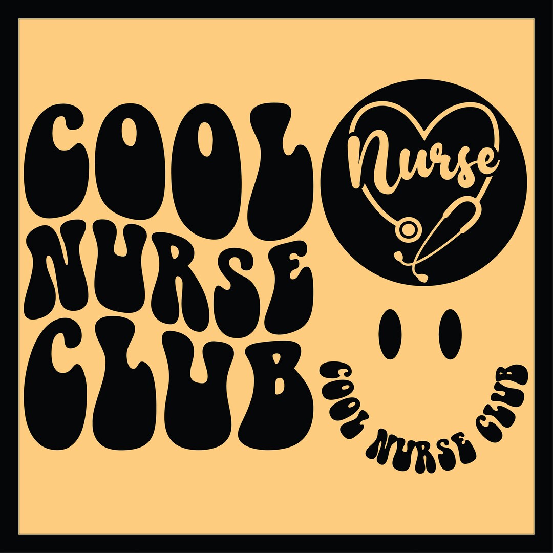 Cool Nurse Club Svg Png Cut File Sublimation Design, Nurse Svg, Nursing ...