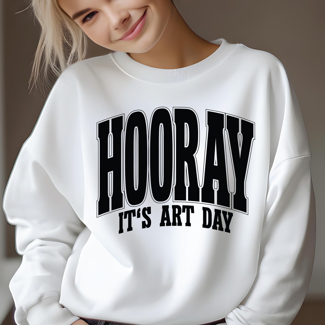 Hooray It's Art Day Svg Png, Art Teacher Svg, Teacher Art Png, K4 ...