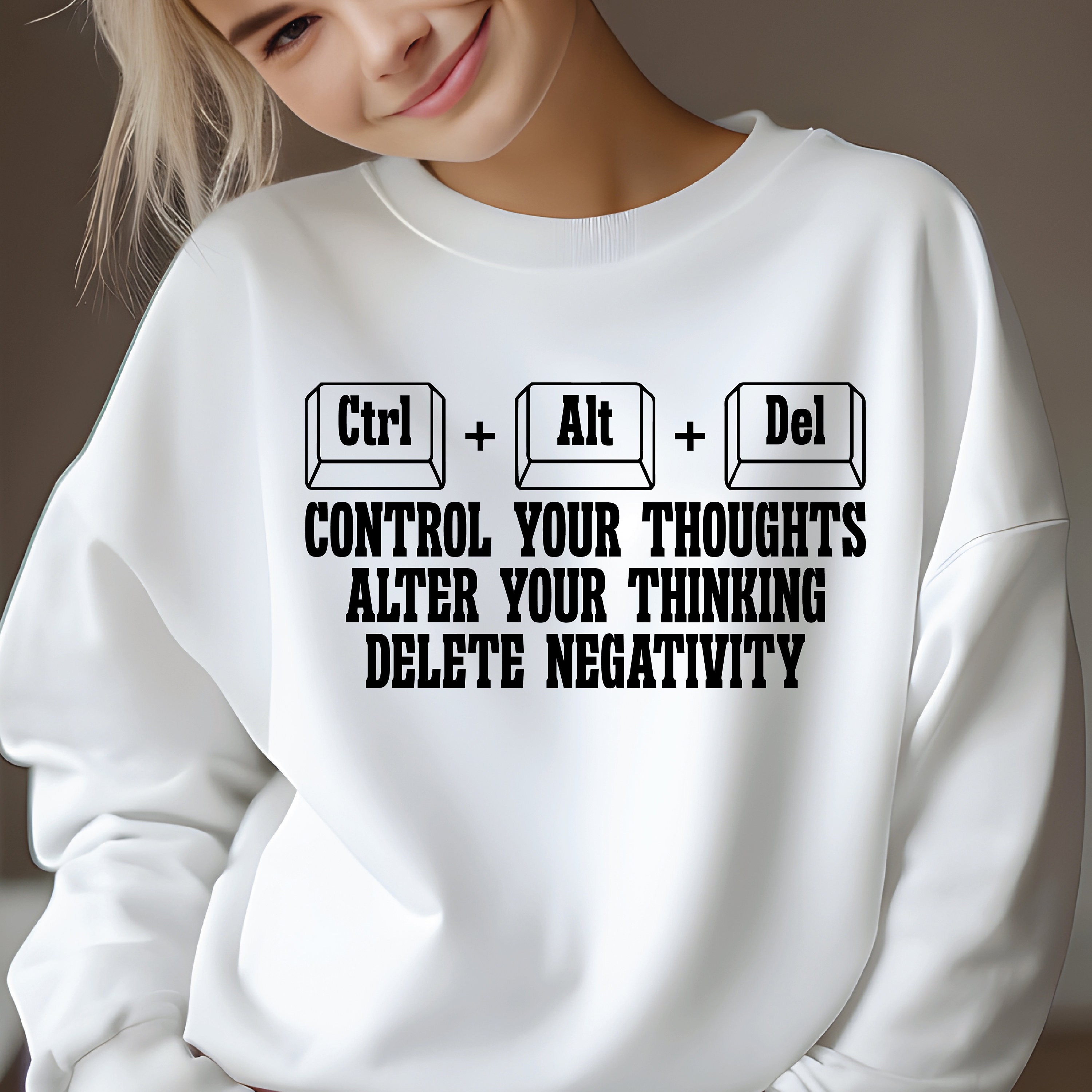 Ctrl Alt Del SVG PNG, Control Yourself, Alter Your Thinking, Delete ...