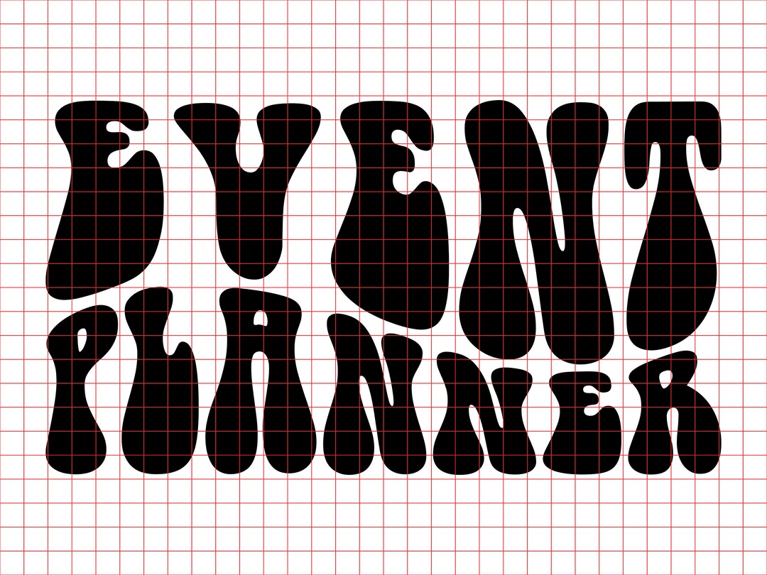 Event Planner SVG PNG Cut File Sublimation Design, Event Planner Png ...