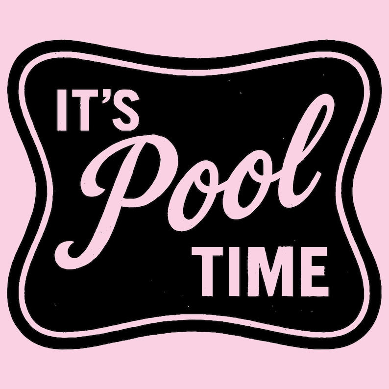 It's Pool Time SVG PNG, Trendy Summer Svg, Distressed Pool Life Svg ...