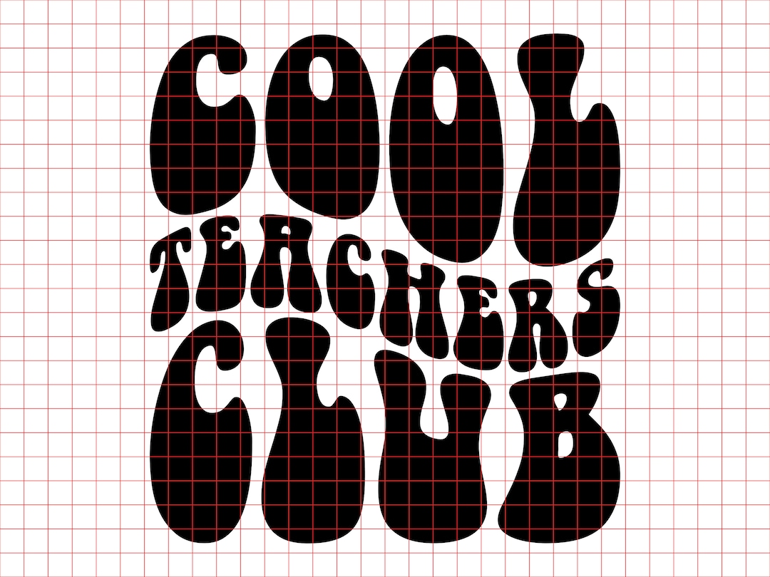 Cool Teachers Club Svg Png Cut File, Teacher Shirt Svg Teacher Png Back ...