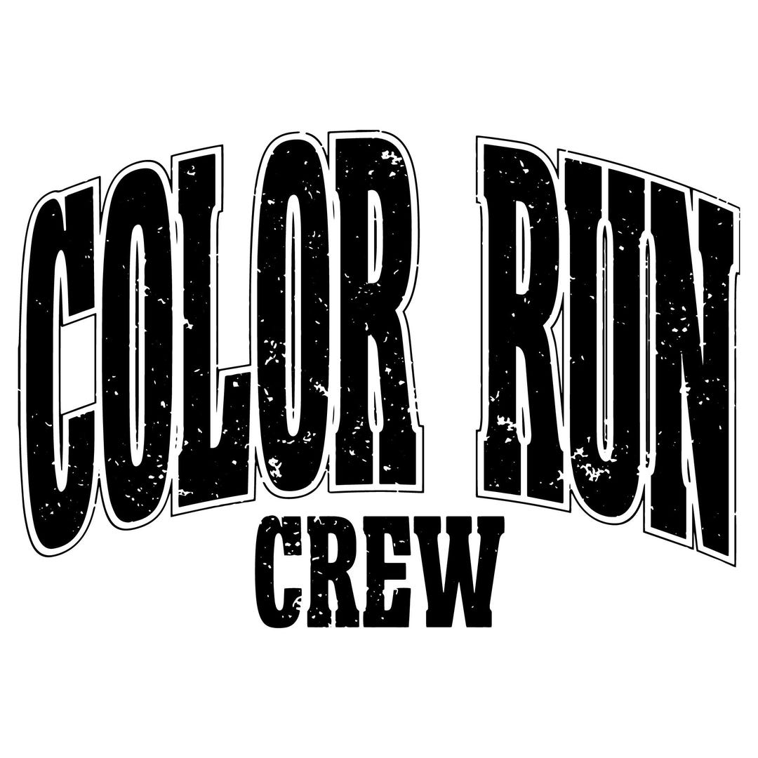 Color Run Crew Svg Png, Fun Run T-shirt Design, School Fundraiser Svg ...