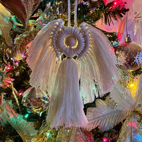 MACRAME TUTORIAL Macrame Angel Pattern Easy Wings Pdf - Etsy