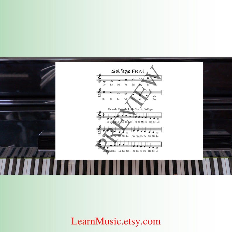 Learn to Read Music With Solfege - Twinkle Twinkle Little Star - Music ...