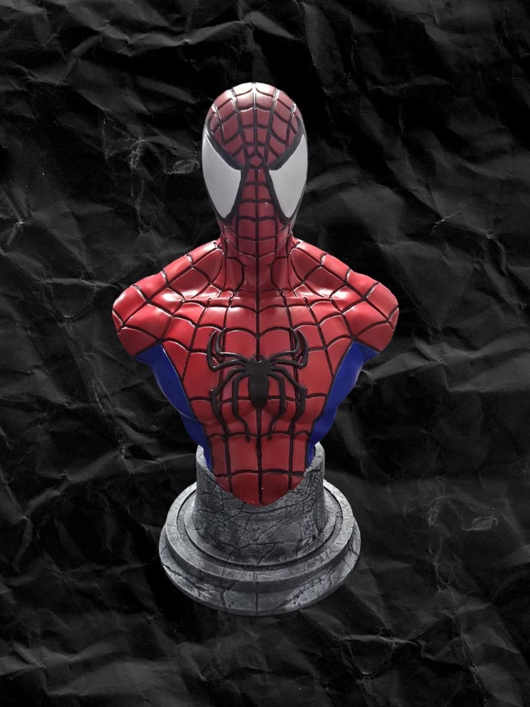 Spider-man Bust - Hand-painted Collectible - Etsy