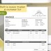 Labor and Materials Invoice With Built-in Customer List and Invoice ...