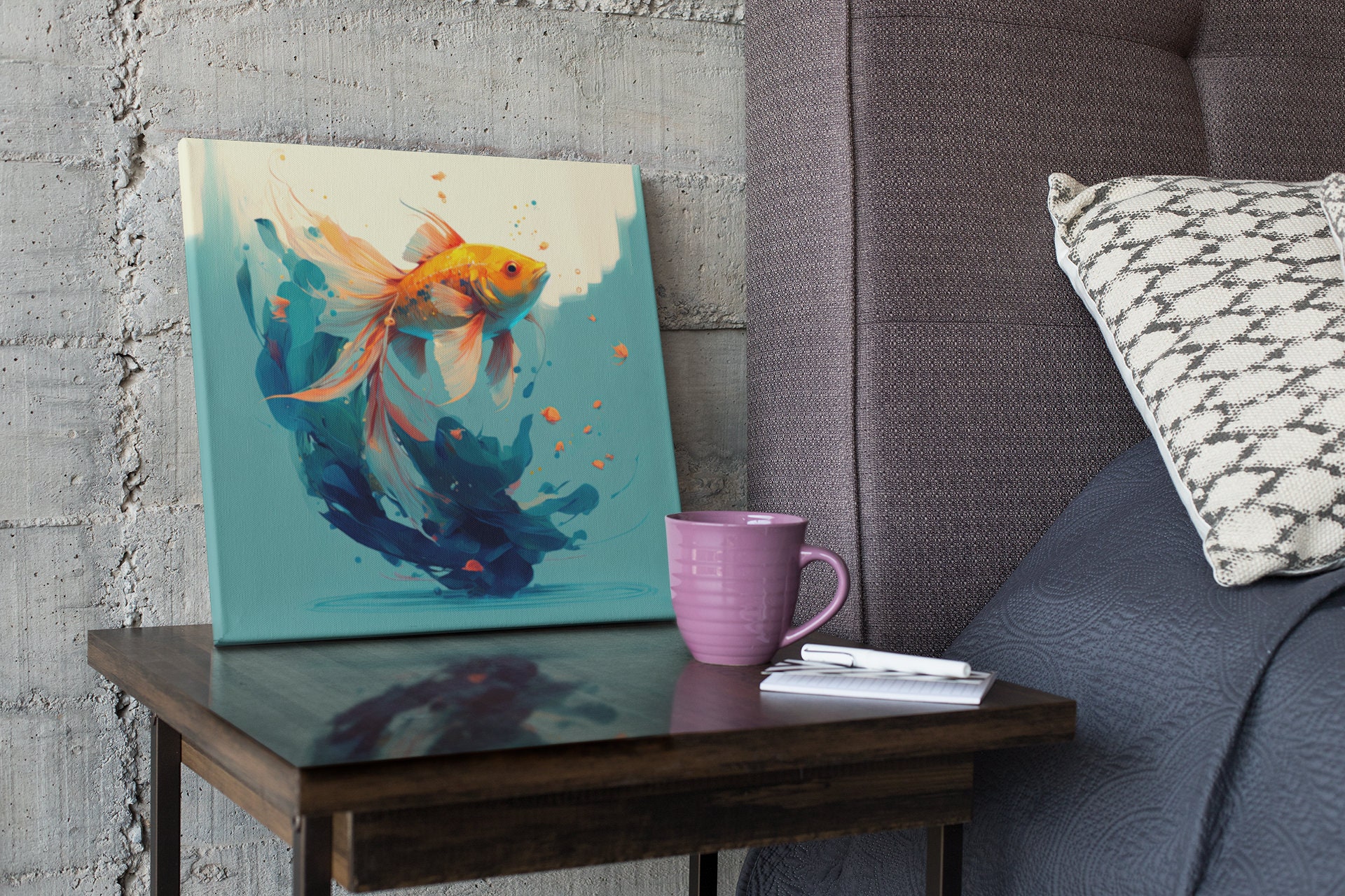 Digital Painted Colourful Fish1 DIGITAL DOWNLOAD - Etsy