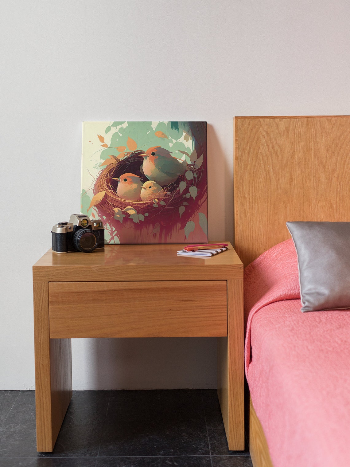 Digital Painted Colourful Bird Nest1 DIGITAL DOWNLOAD - Etsy