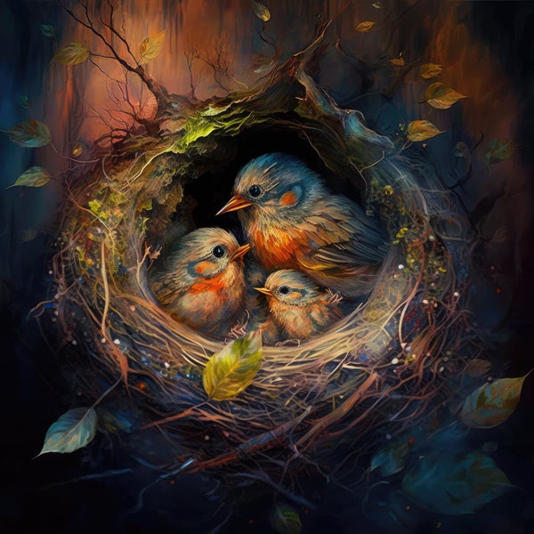 Realistic Bird Nest - Etsy