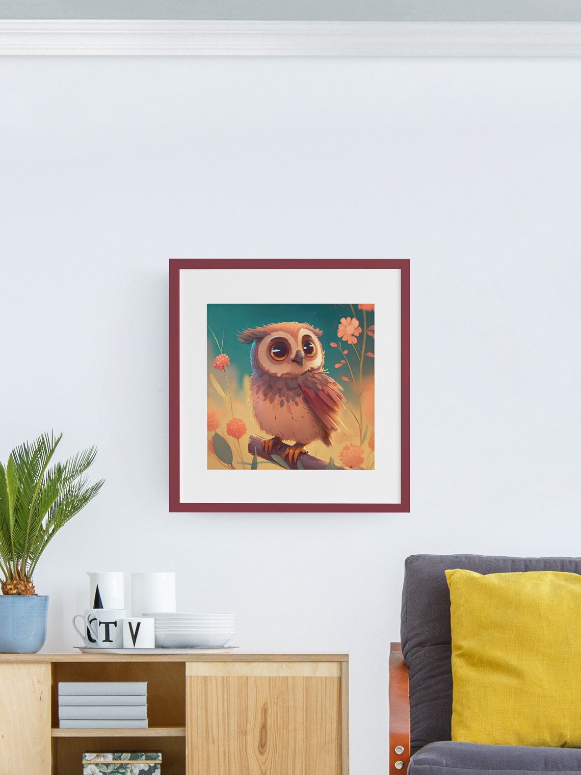 Digital Painted Colourful Owl2 DIGITAL DOWNLOAD - Etsy