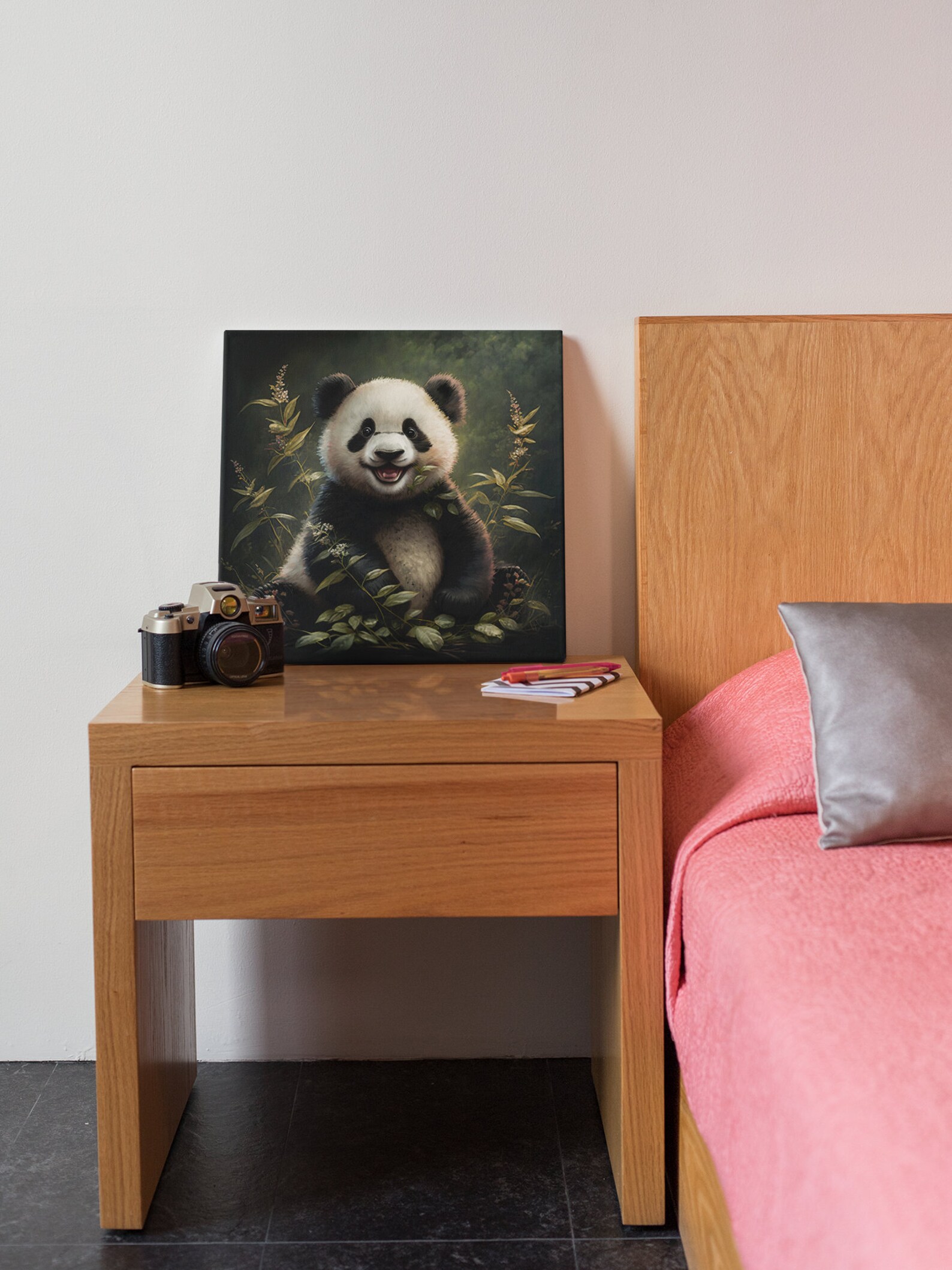 Digital Painted Colourful Happy Panda1 DIGITAL DOWNLOAD - Etsy