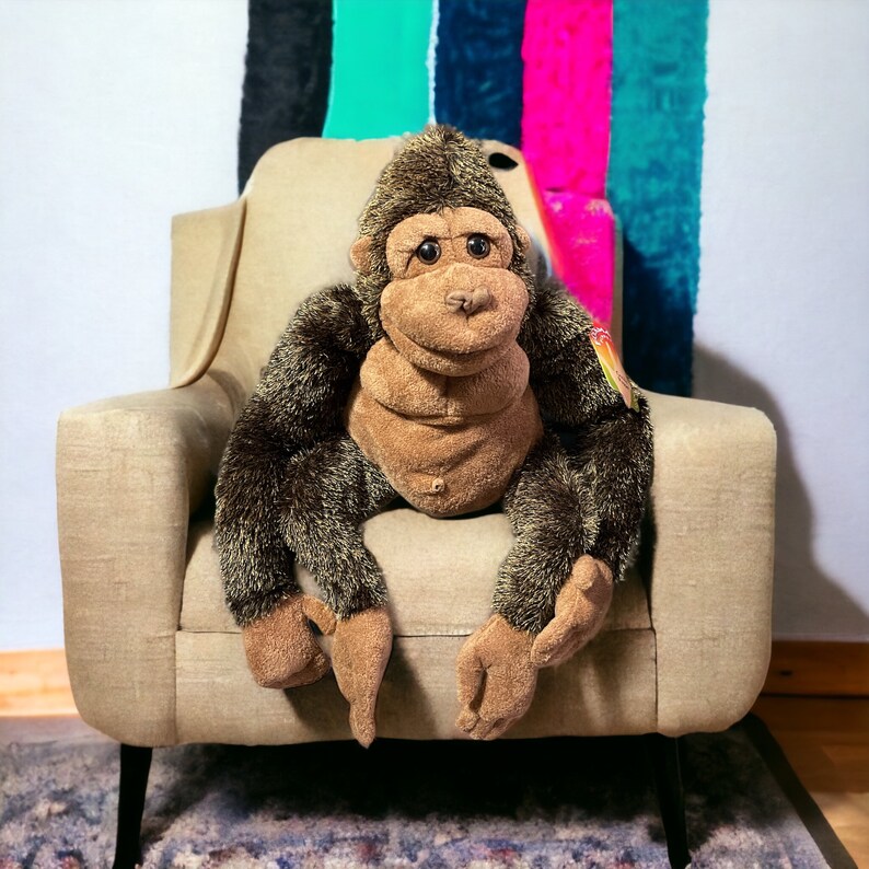 Folkmanis Puppets Gorilla Rare Hand Puppet Big Plush Brown Big - Etsy
