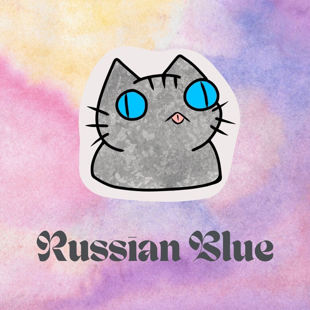 Derpy Cat Sticker - Etsy