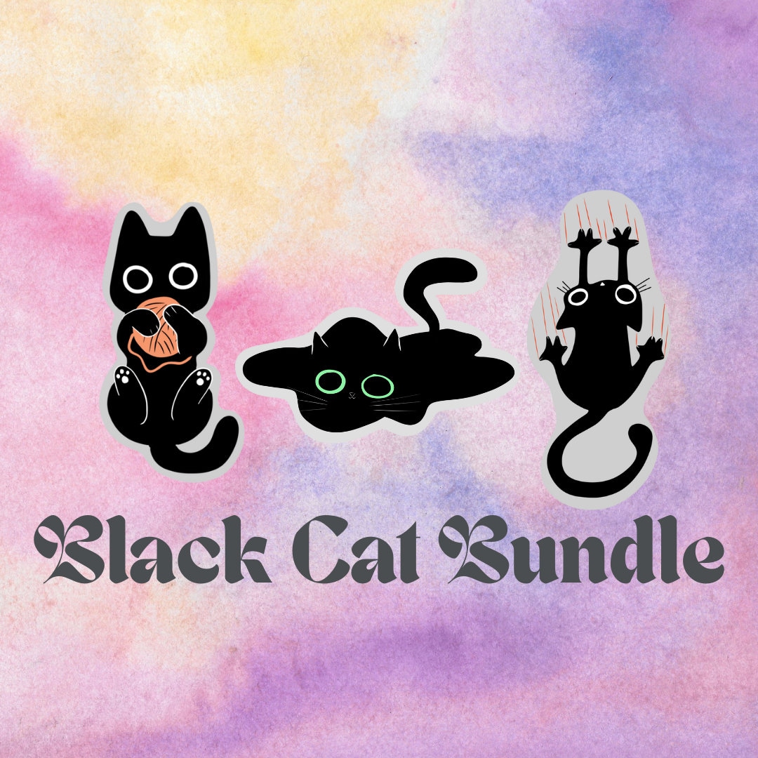 Black Cat Bundle - Etsy
