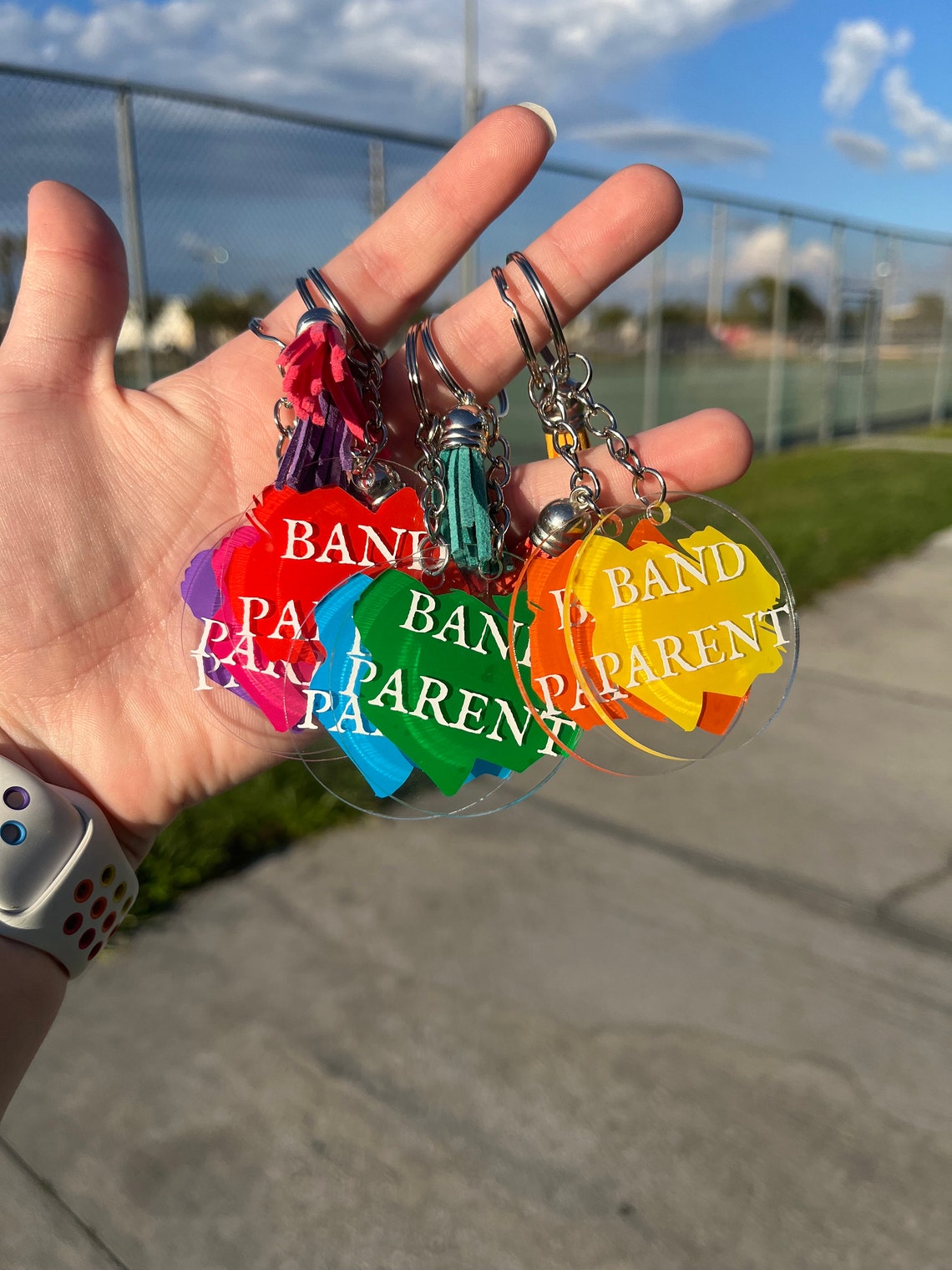 Customizable Band Keychain - Etsy