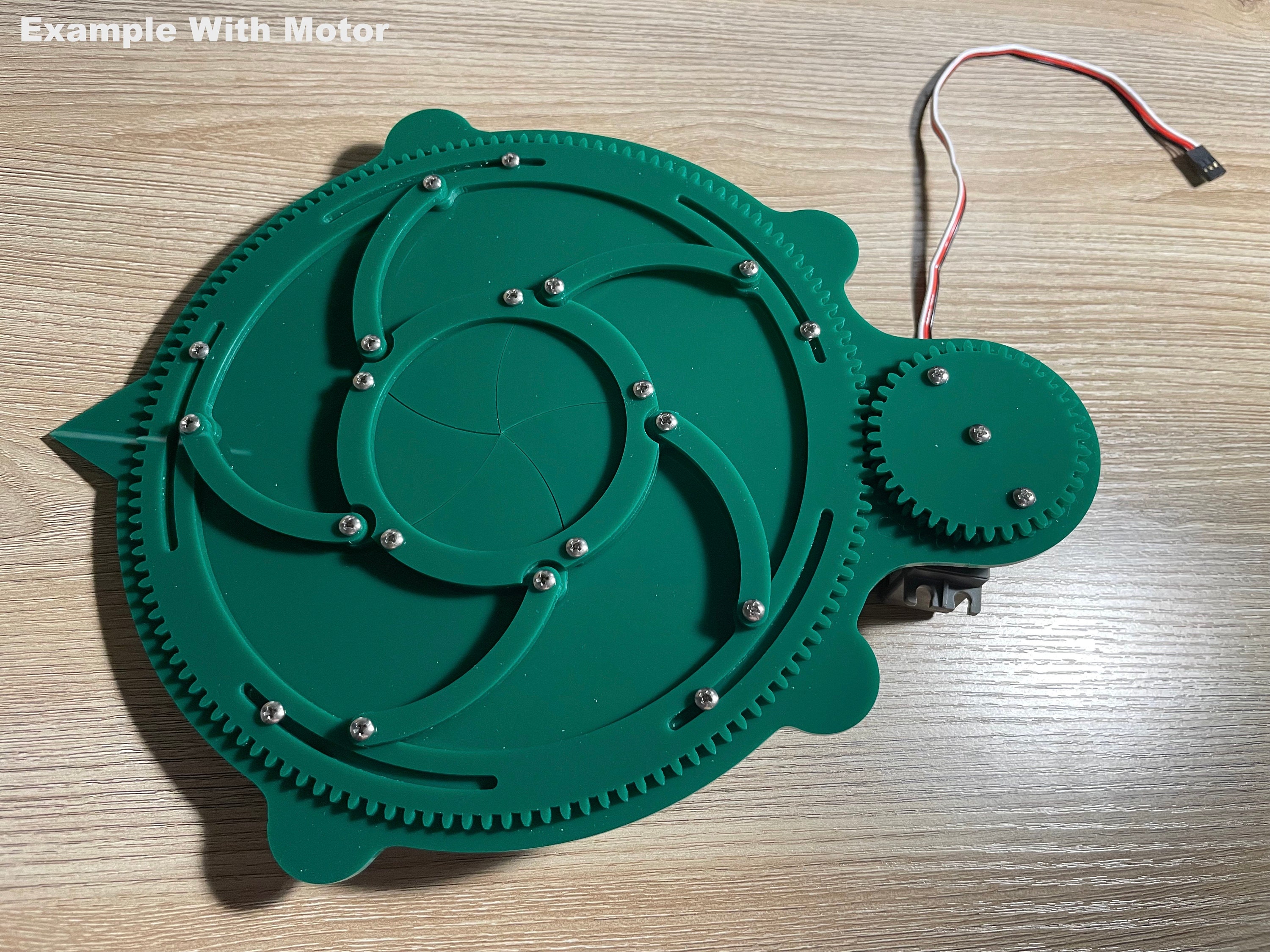 Mechanical Iris Turtle CAD File Download for Laser Cutting, DXF, DWG ...