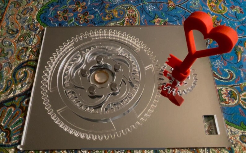 Mechanical Iris Ring Box, Laser Cut DXF and STL Files (digital Files ...
