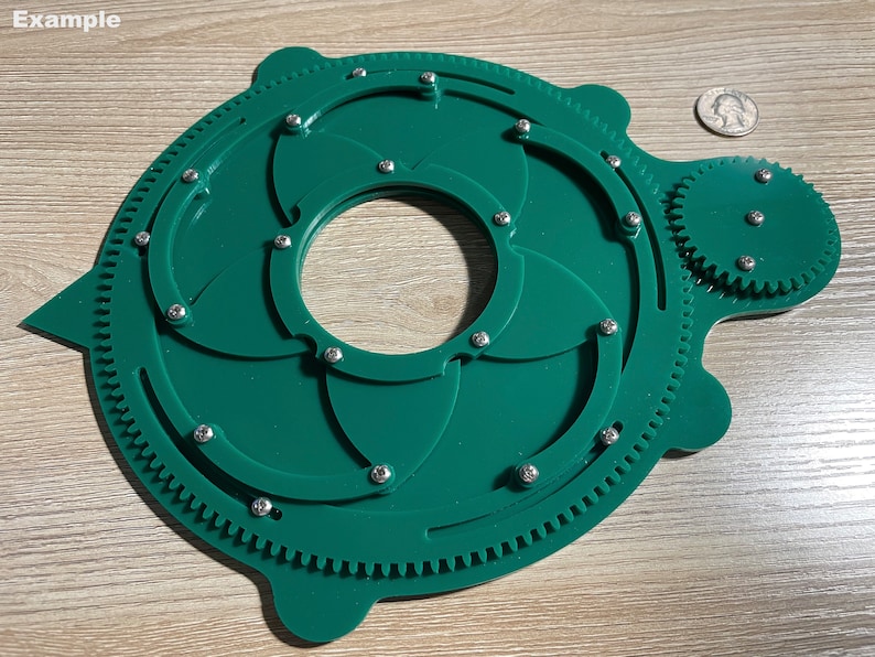 Mechanical Iris Turtle CAD File Download for Laser Cutting, DXF, DWG ...