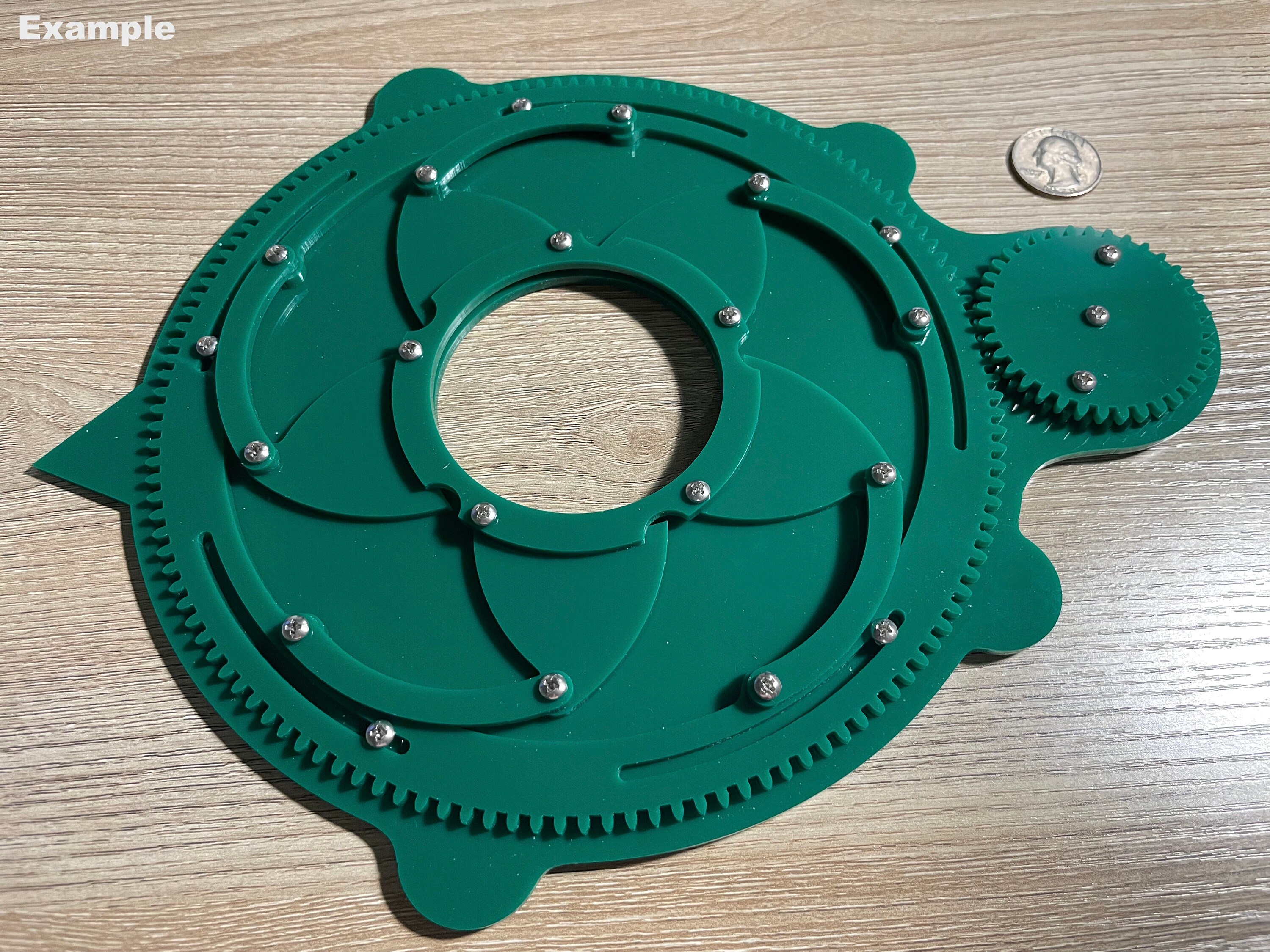 Mechanical Iris Turtle CAD File Download for Laser Cutting, DXF, DWG ...