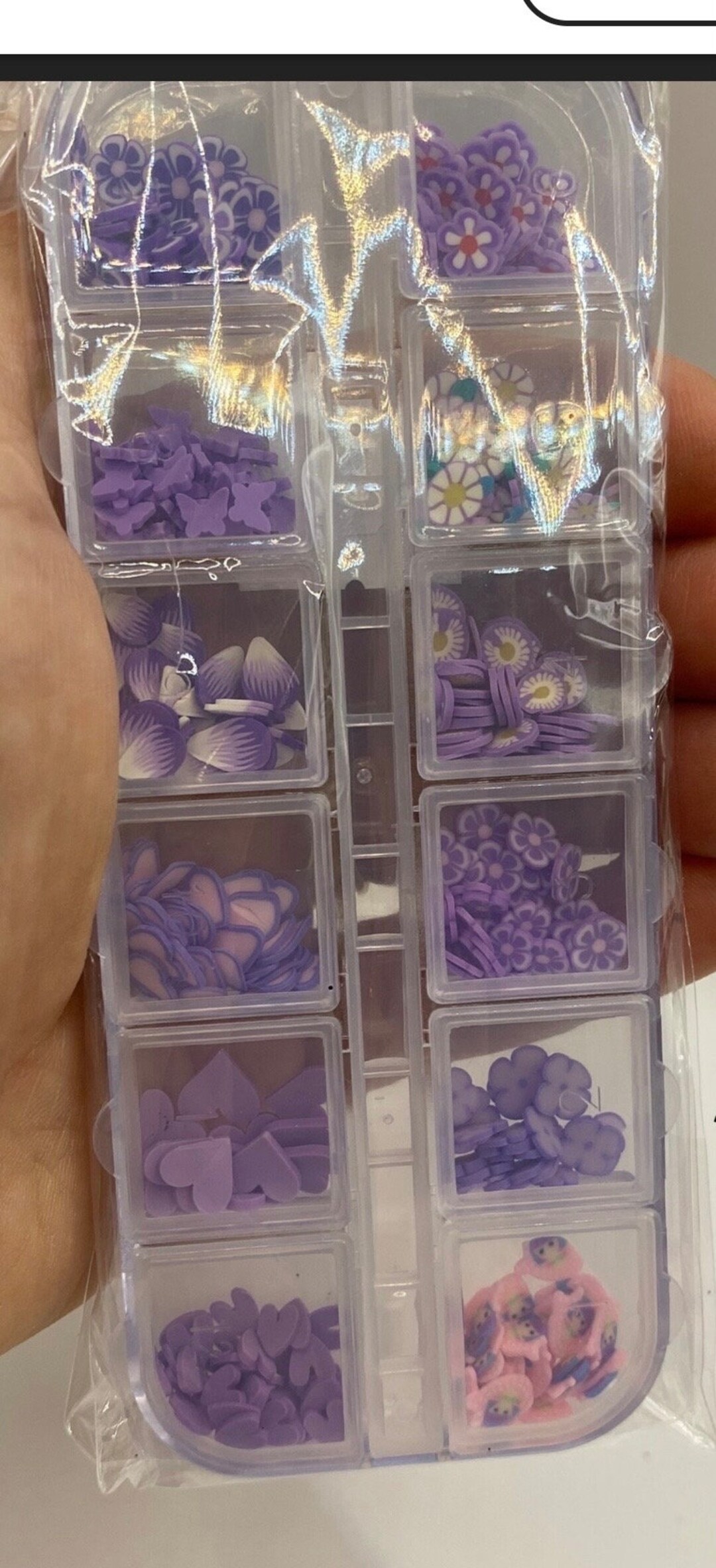 Polymer Clay Sprinkles Sample Purple Bundle - Etsy