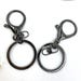 5 Keyrings, Metal Clasp, Lobster Claw Clasp, Available in 3 Colors - Etsy