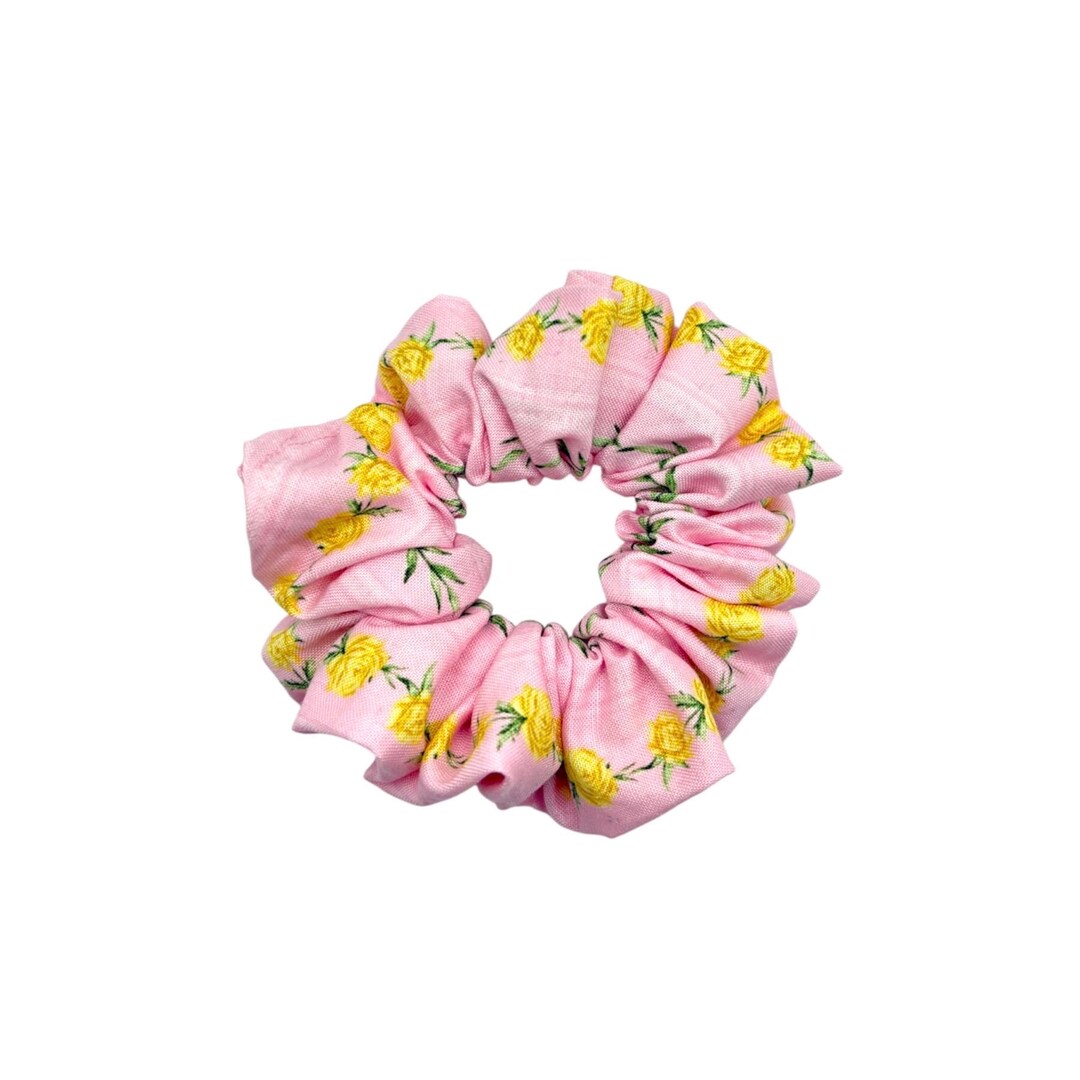 Buttercup Bloom Hair Scrunchie - Hair Elastic- Hair Accessories - Etsy