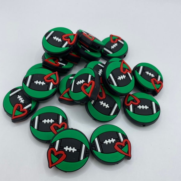 Silicone Football Focal - Etsy