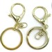 5 Keyrings, Metal Clasp, Lobster Claw Clasp, Available in 3 Colors - Etsy