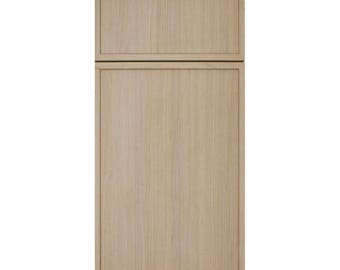 Natural Oak Shaker Kitchen Cabinets | Wood Frameless Cabinets, European ...