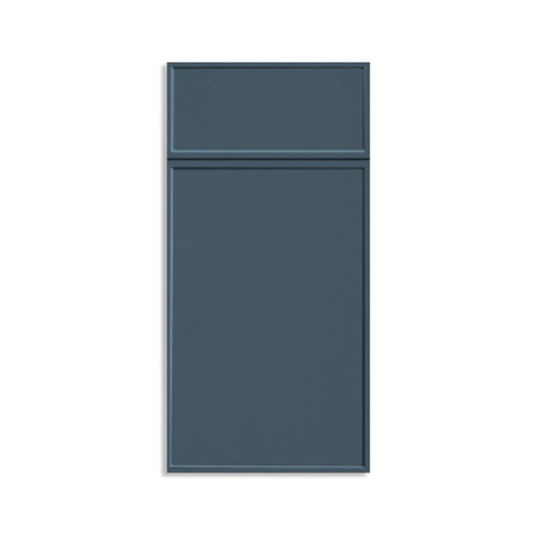 Midnight Blue Slim Shaker Sample Door | Navy Blue Frameless Modern ...