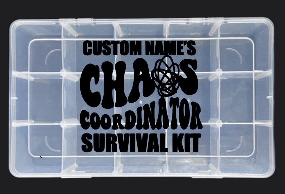Custom Survival Kit Box for Teacher, Manager, Boss, Front Desk ...