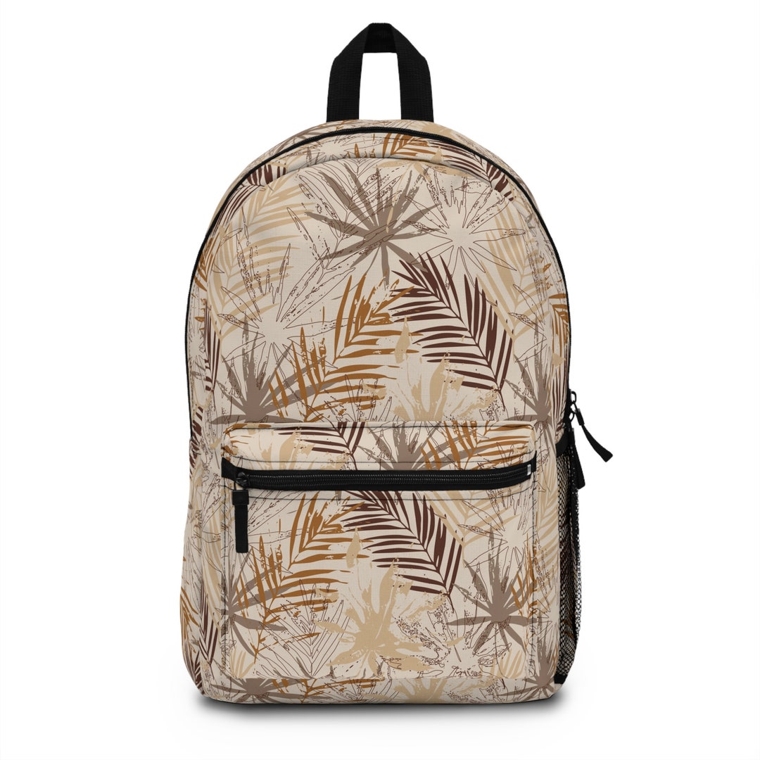 Palm Leaf Backpack, Beachy Backpack, Palm Tree Backpack, Nude Backpack ...
