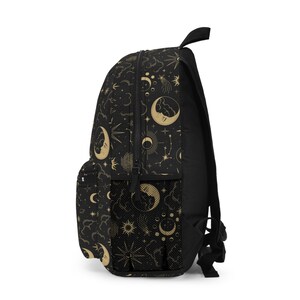 Astrology Backpack, Boho Backpack, Bohemian Backpack, Black Backpack ...