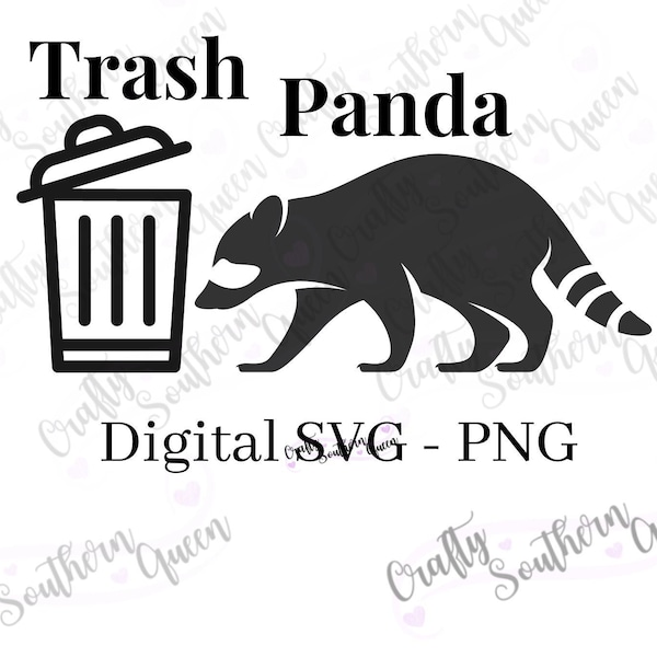 Trash Panda Svg - Etsy